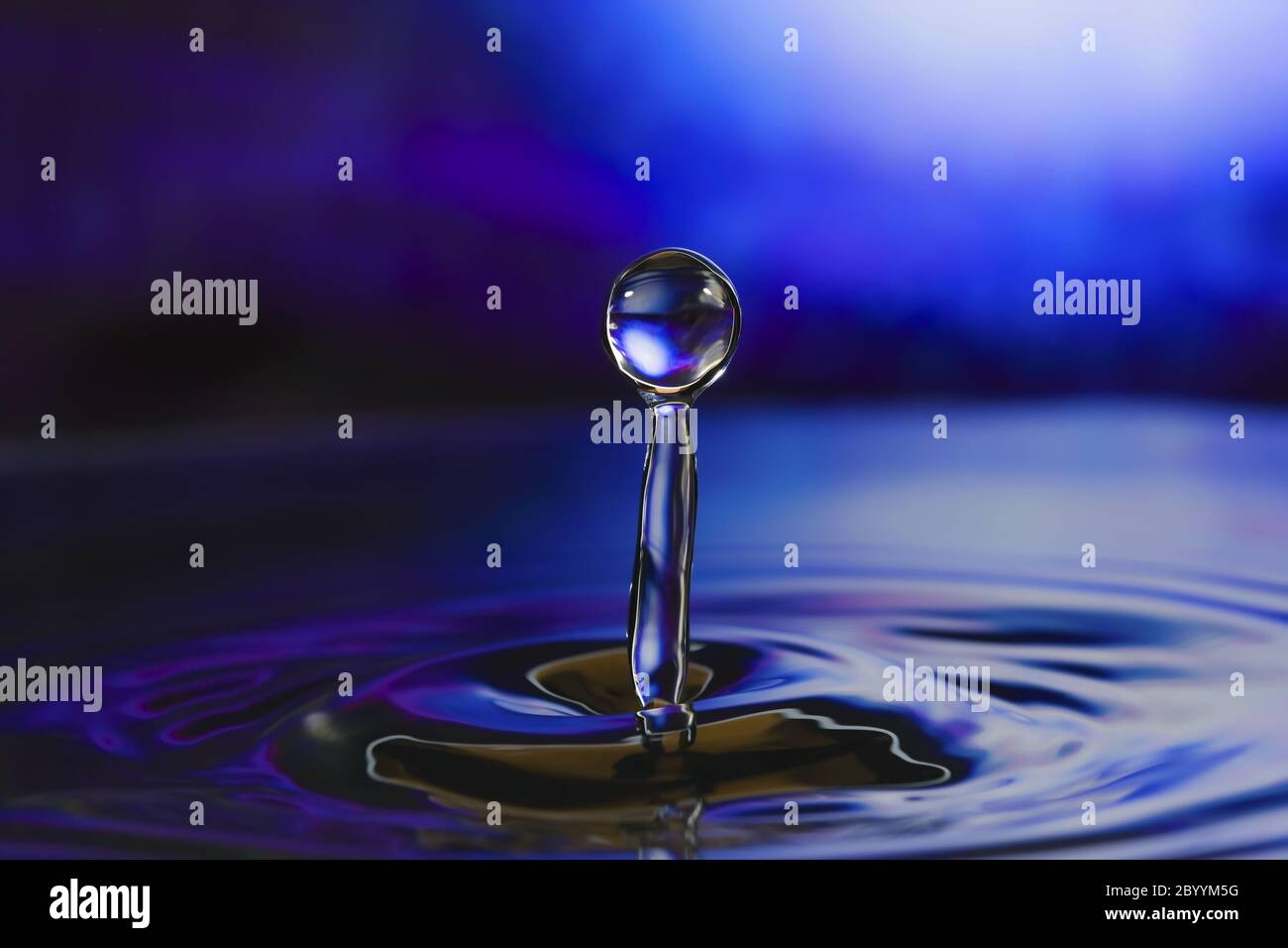 Colorful and Creative Water Drop Creations Stock Photo - Alamy