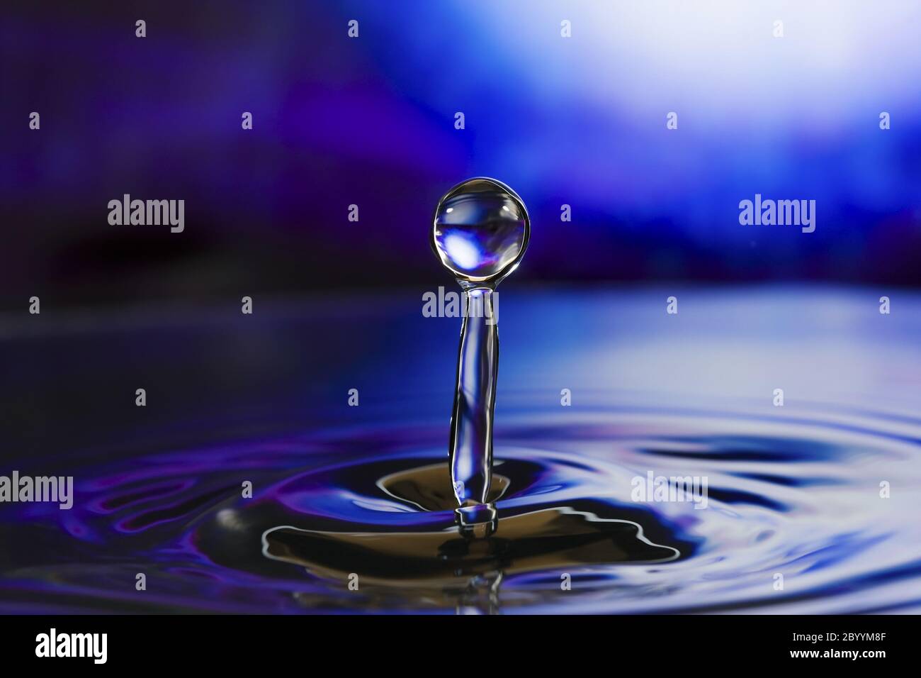 Colorful and Creative Water Drop Creations Stock Photo - Alamy