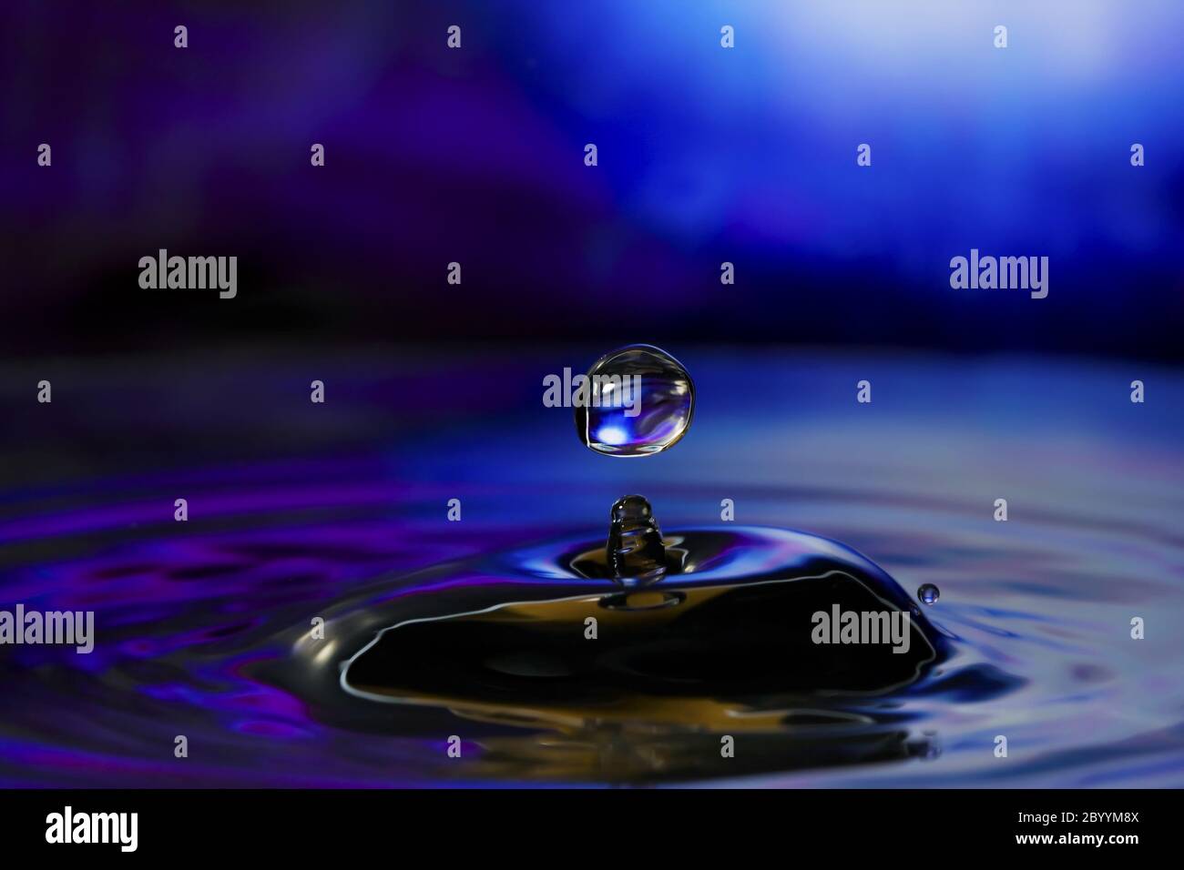 Colorful and Creative Water Drop Creations Stock Photo - Alamy