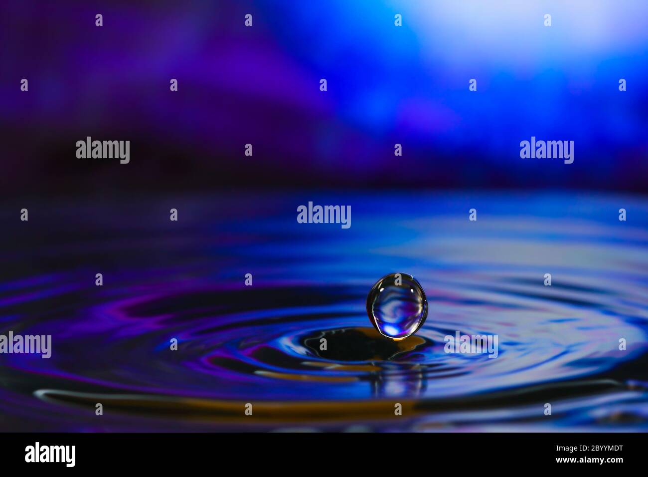 Colorful and Creative Water Drop Creations Stock Photo - Alamy