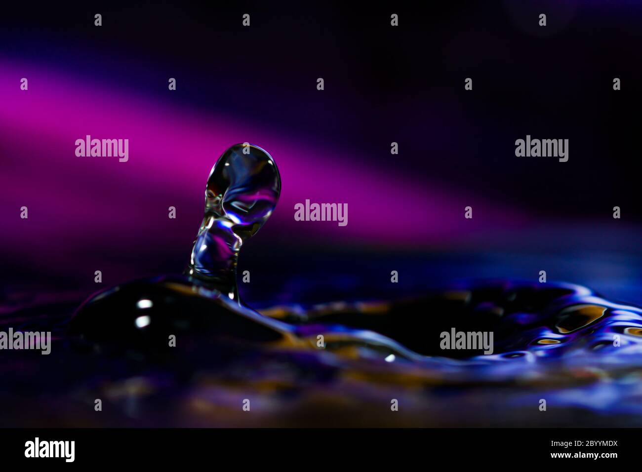 Colorful Water Drop Sculptures Stock Photo - Alamy