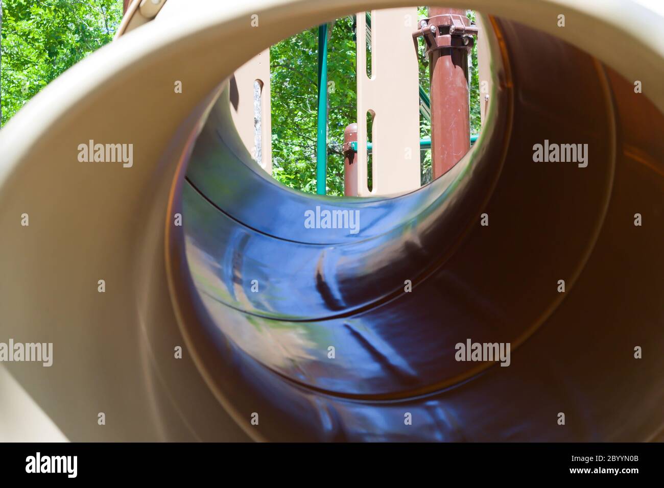 Park play swings slide hi-res stock photography and images - Alamy