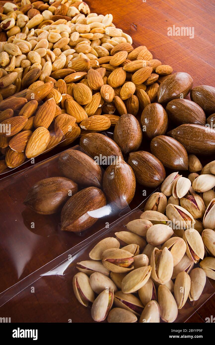 Mixed nuts bag hi-res stock photography and images - Alamy