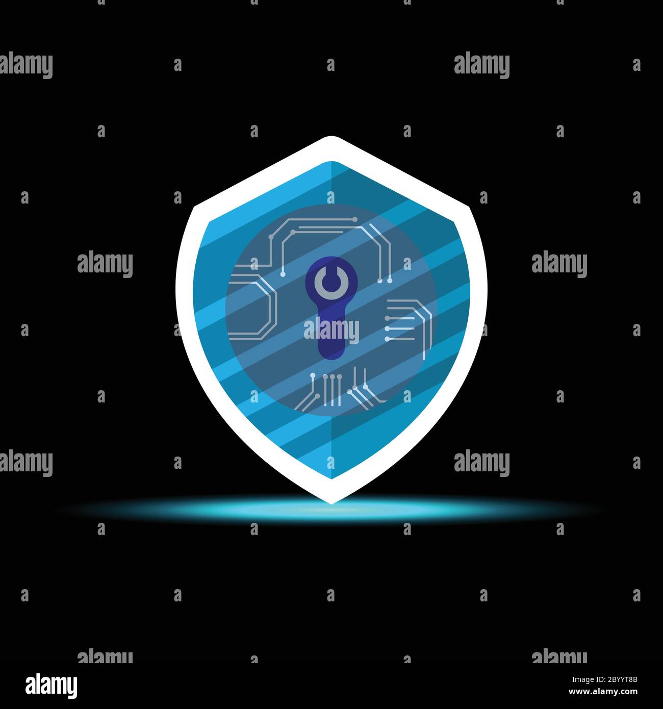 Cyber security logo icon graphic. Design vector illustration Stock ...