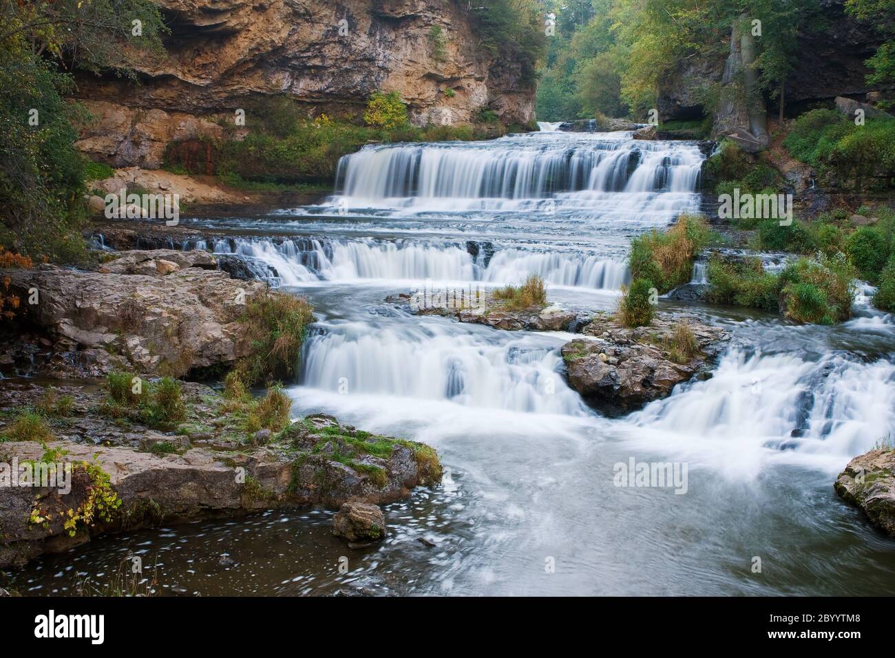 Willow River State Park Waterfall Stock Photo - Alamy