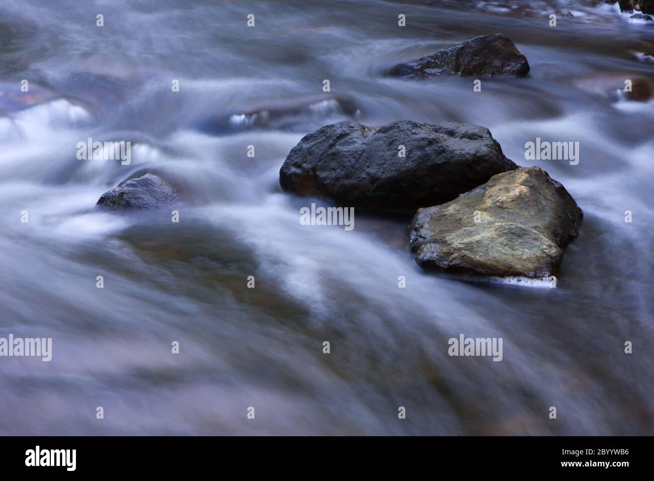 River Rapids Running Fast Stock Photo - Alamy