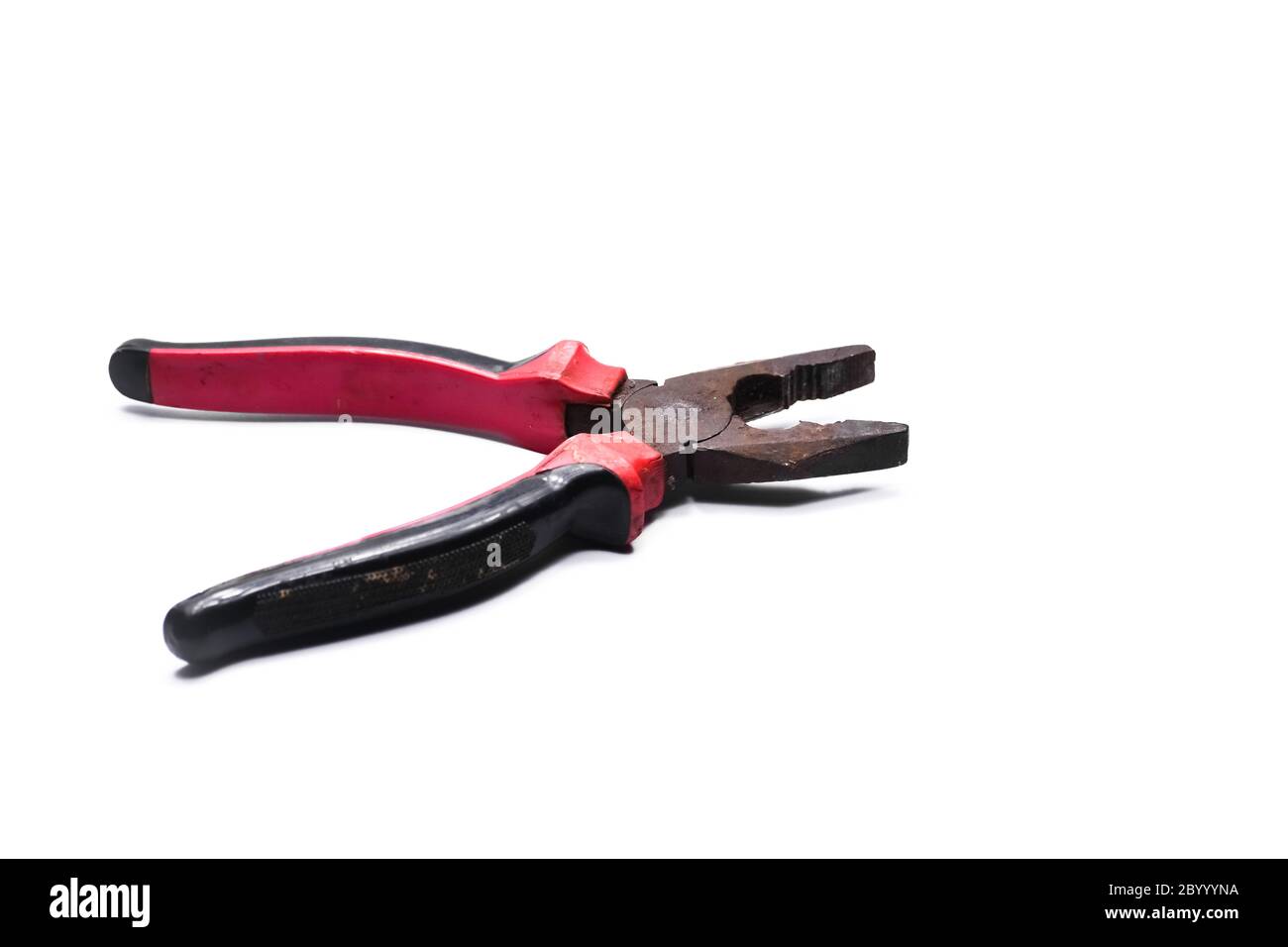 Pliers isolated on white background Stock Photo - Alamy