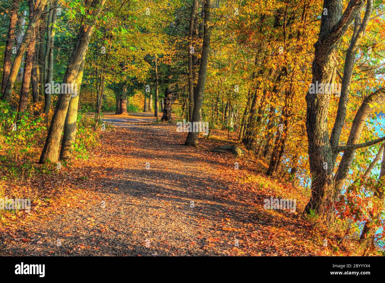 Colorful scenic Landscape in HDR Stock Photo - Alamy