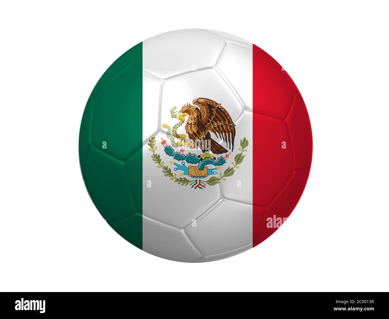 Mexico Football Flag Stock Photo - Alamy