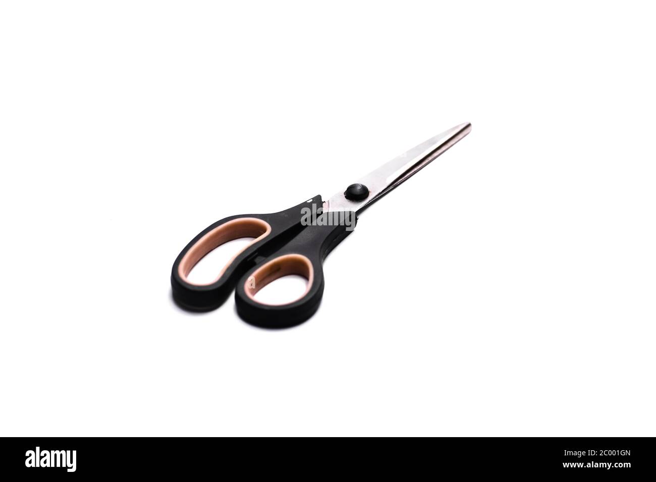 Scissors isolated on white background. Shape for cutting something ...