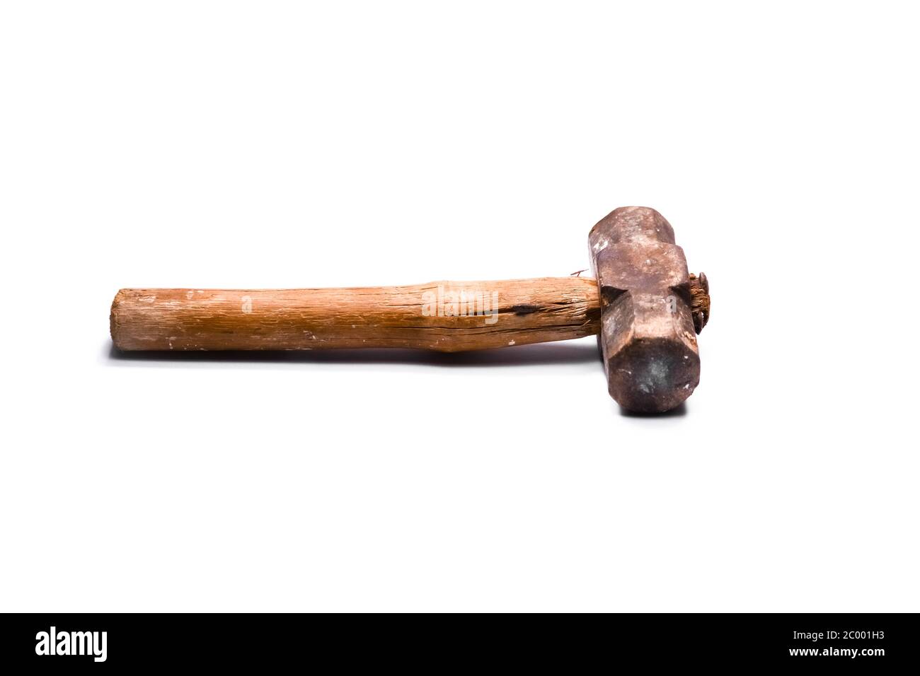 Hammer isolated on a white background Stock Photo - Alamy