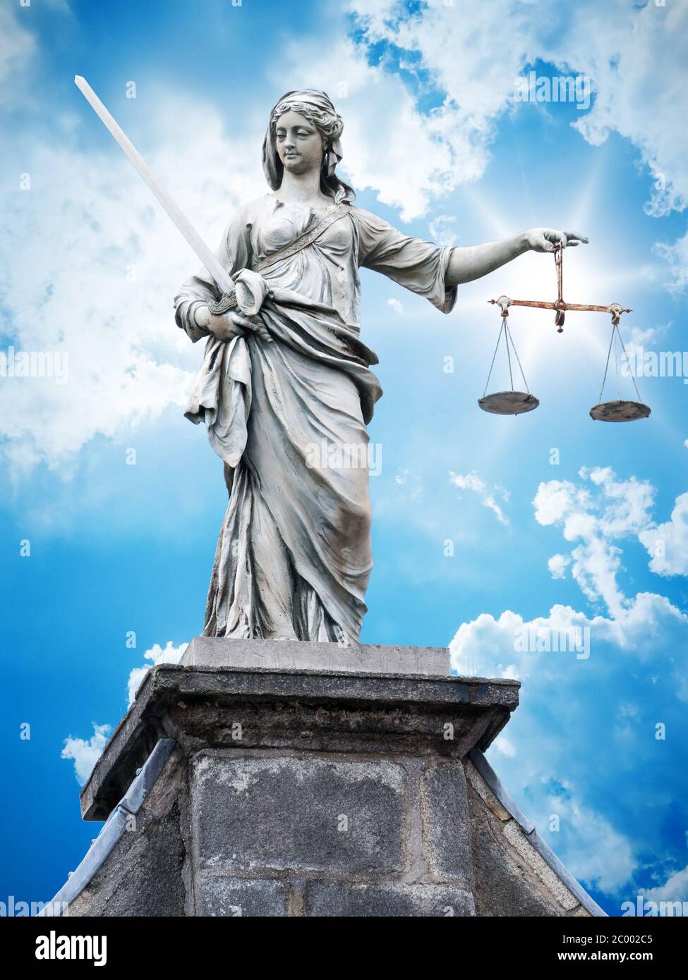 Statue themis greek goddess justice hi-res stock photography and images ...