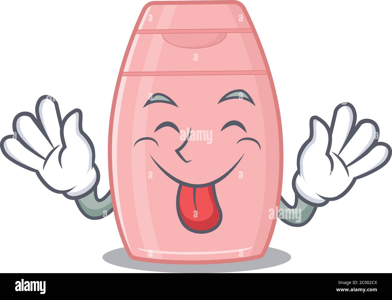 Funny baby cream cartoon design with tongue out face Stock Vector Image ...