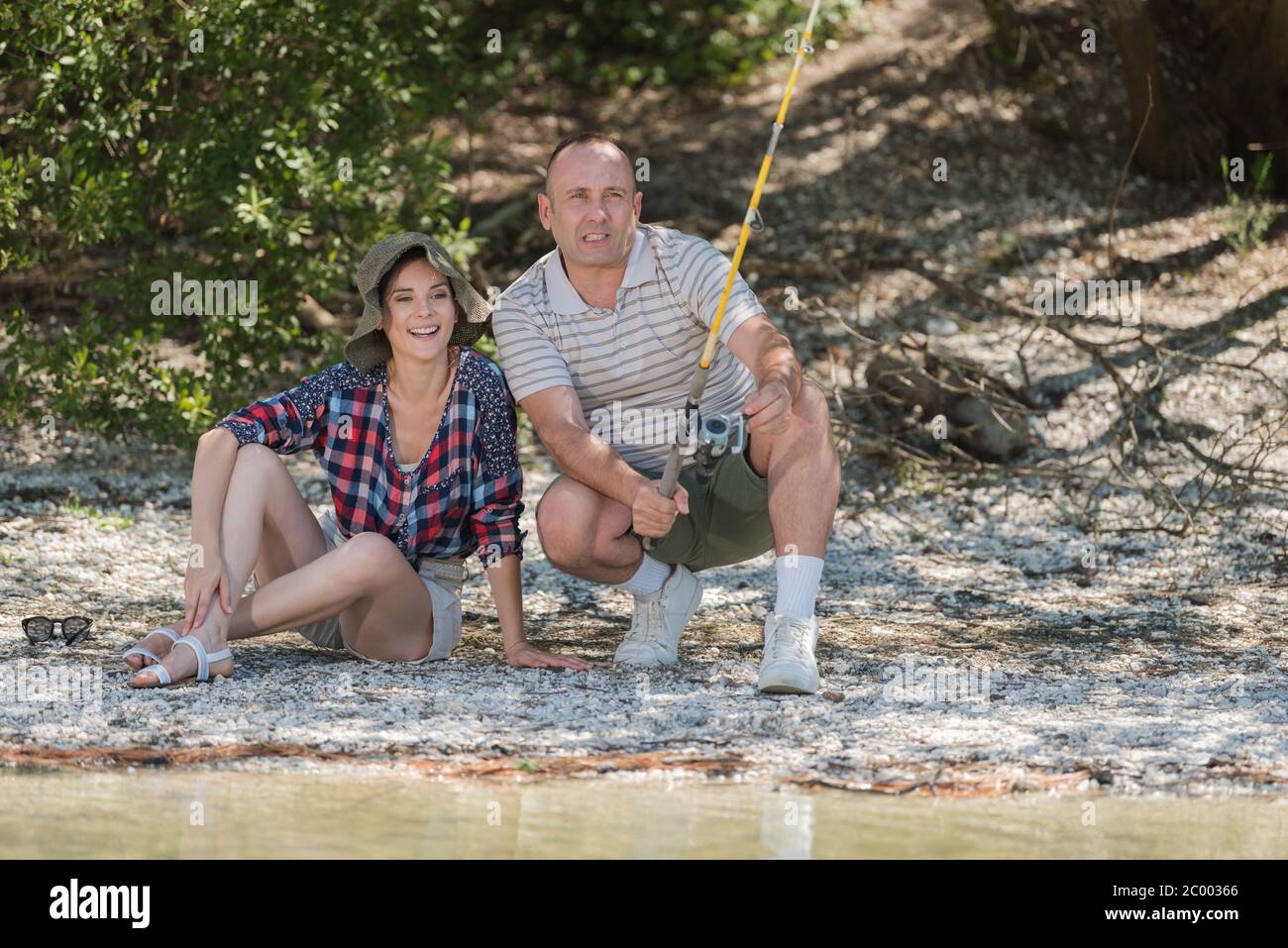 Middle aged men fishing hi-res stock photography and images - Alamy