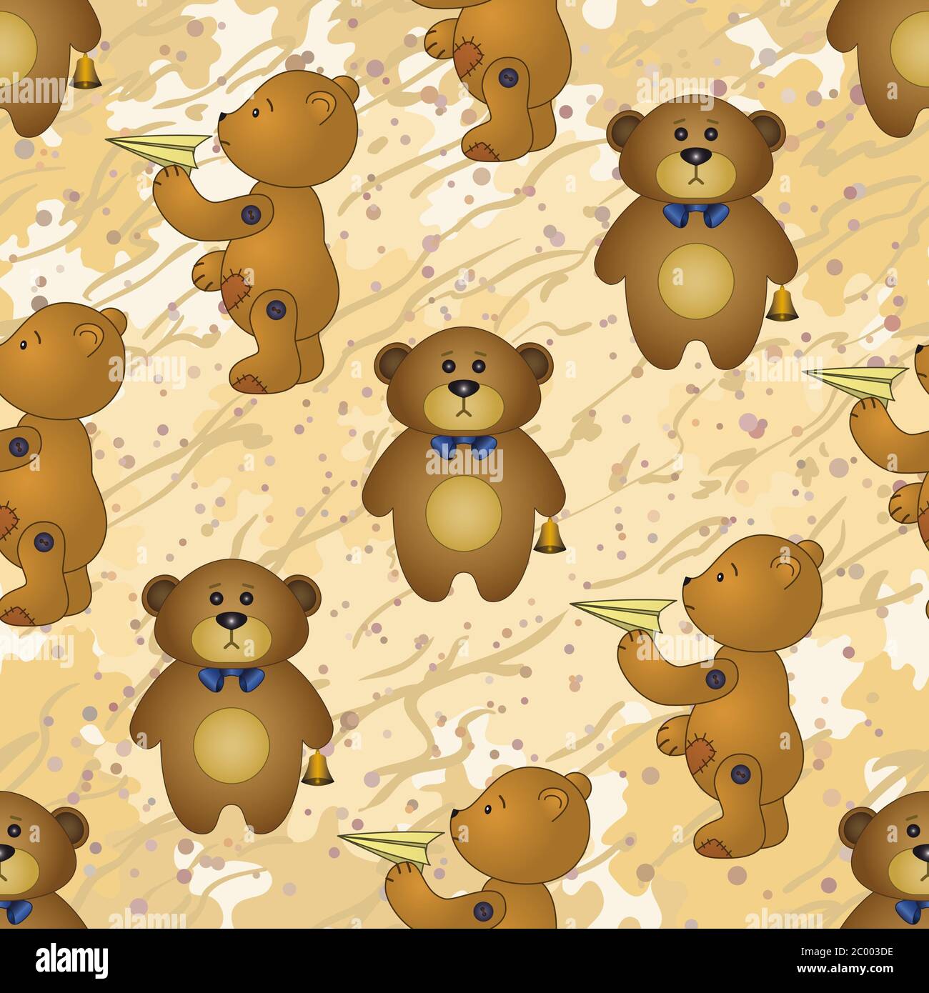 Bears pattern hi-res stock photography and images - Alamy