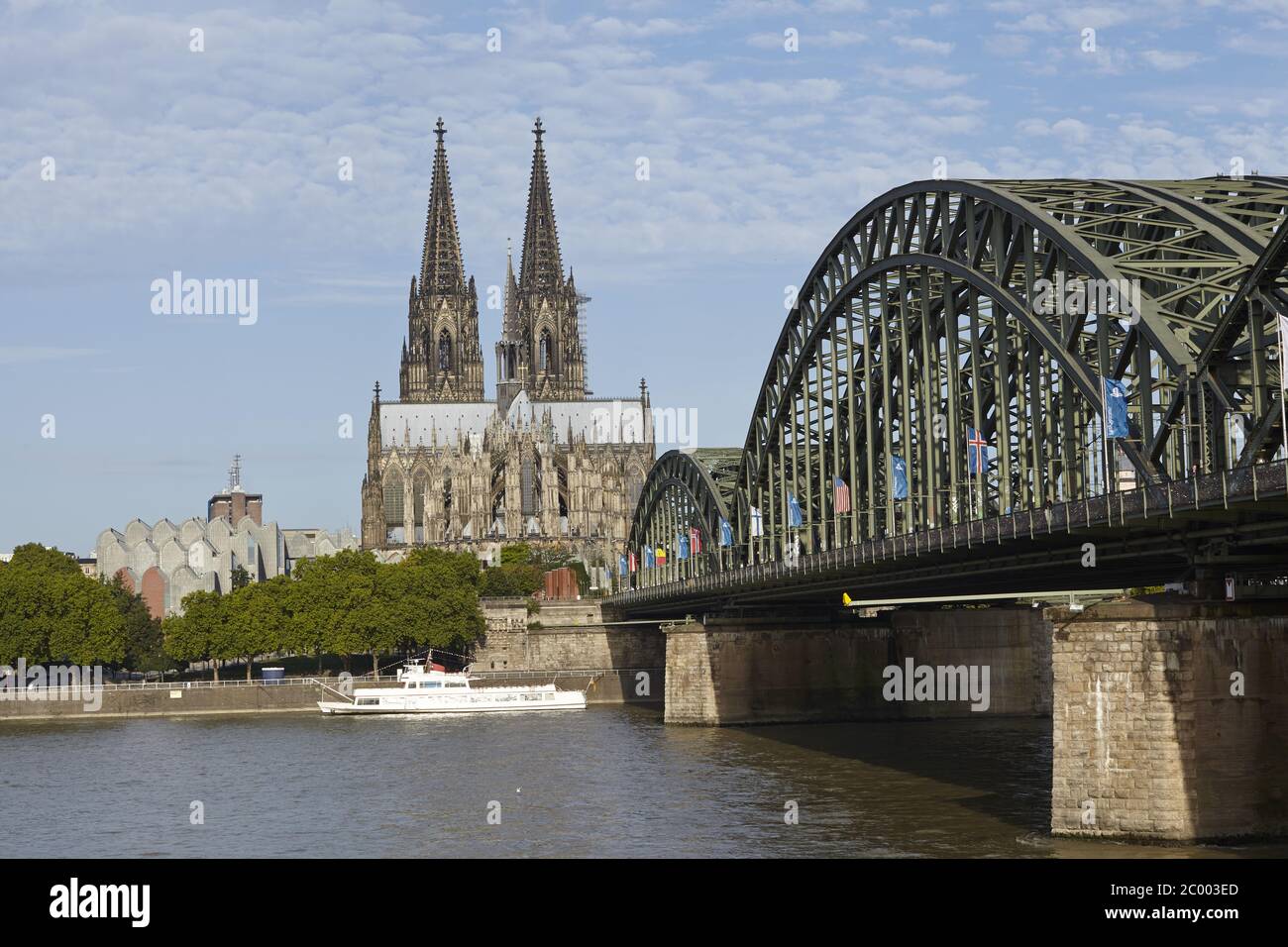 Cologne - Cologne Cathedral and Bridge Stock Photo - Alamy