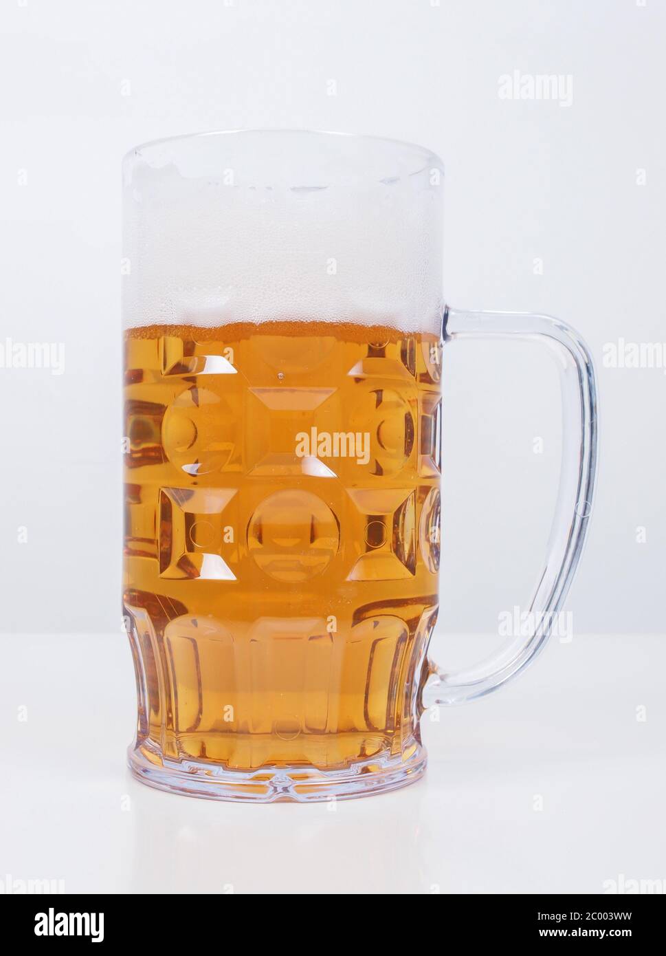 Lager beer glass Stock Photo - Alamy