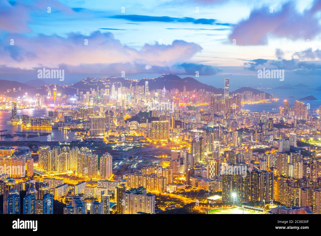 Hong Kong Skyline Kowloon Stock Photo - Alamy