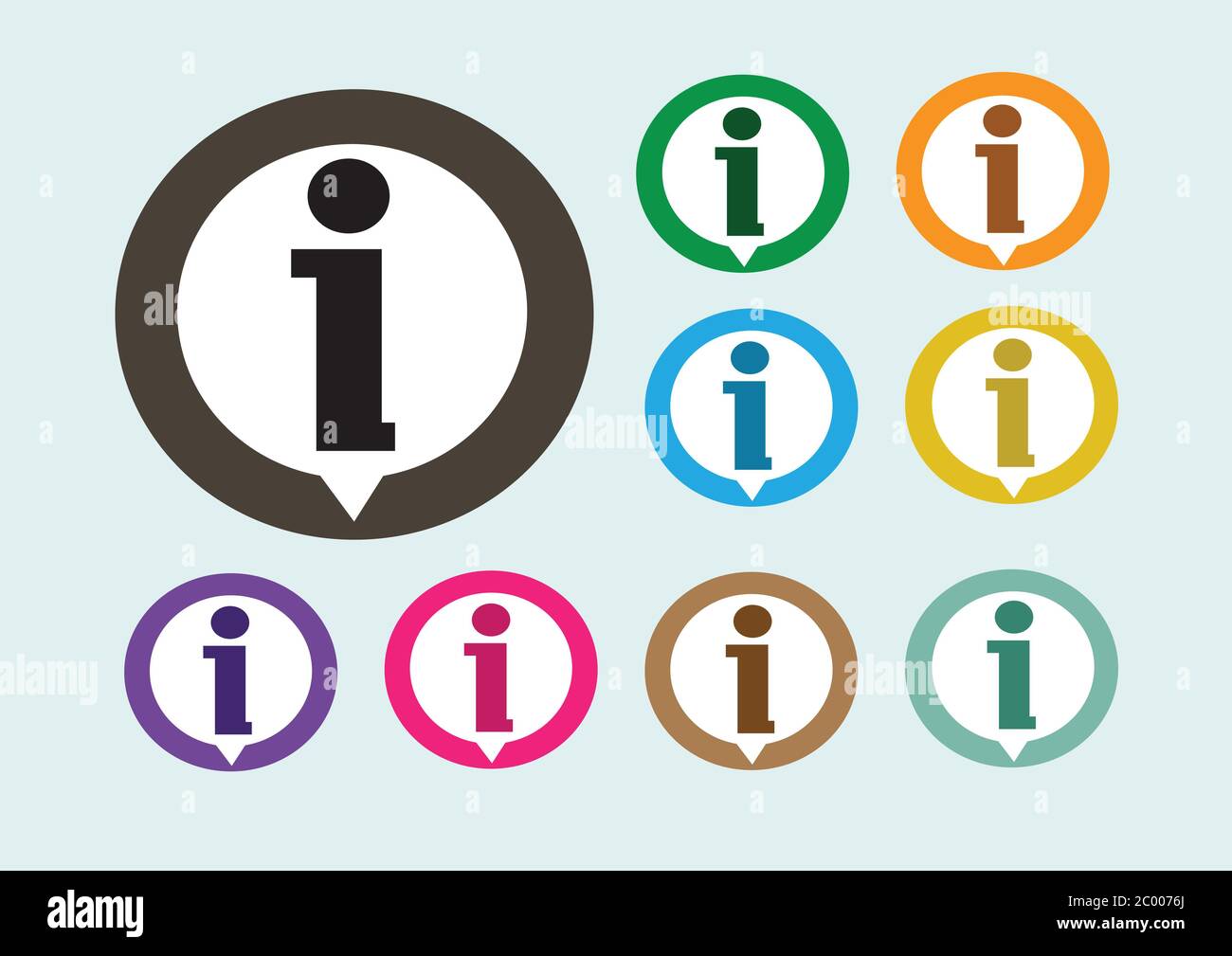 Information sign icon Stock Photo - Alamy