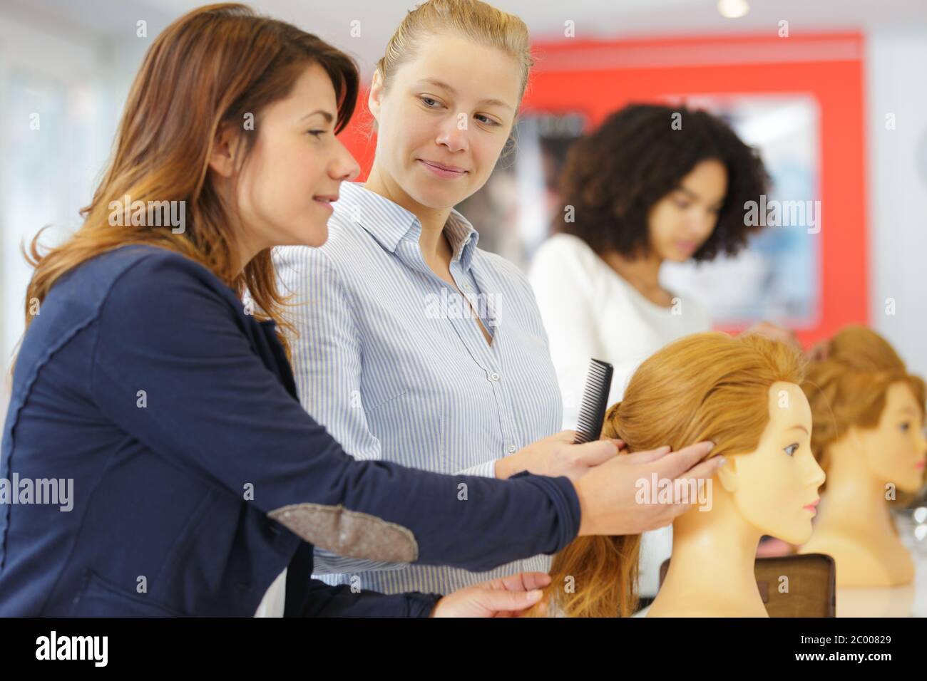 Hairdressing showcase hi-res stock photography and images - Alamy