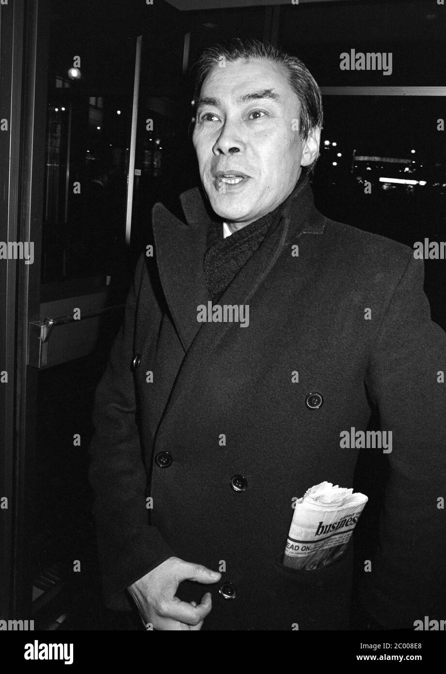 LONDON, UK. Nov 1980: Actor Burt Kwouk at the UK premiere of "Raise the ...