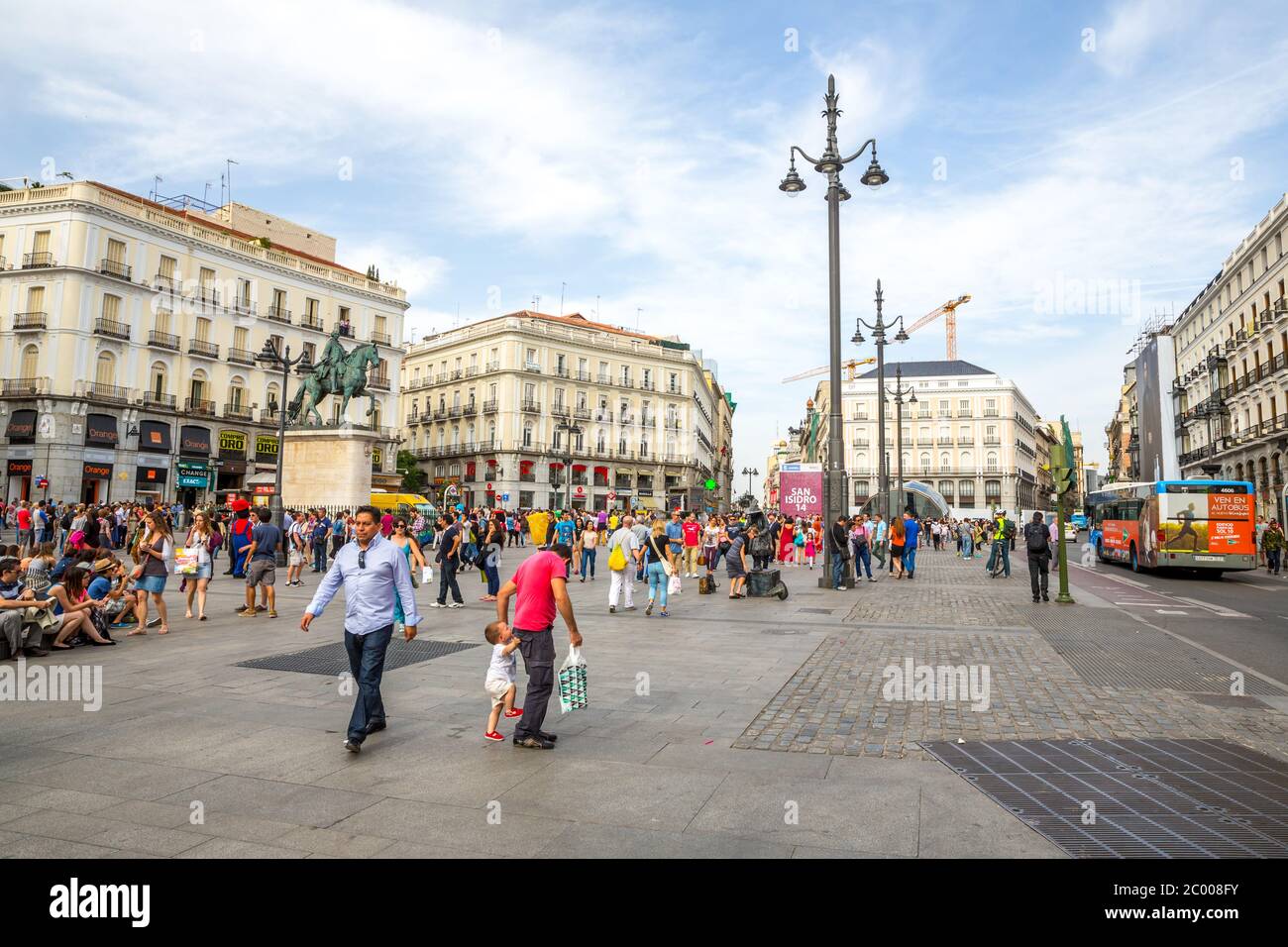 SOL Madrid Spain Stock Photo - Alamy