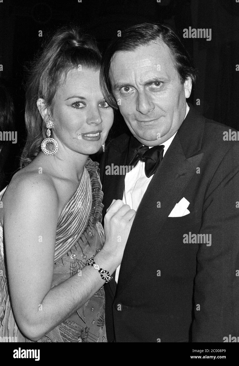 LONDON, UK. Dec 1980: Actor Barry Humphries & wife Diane Millstead at ...