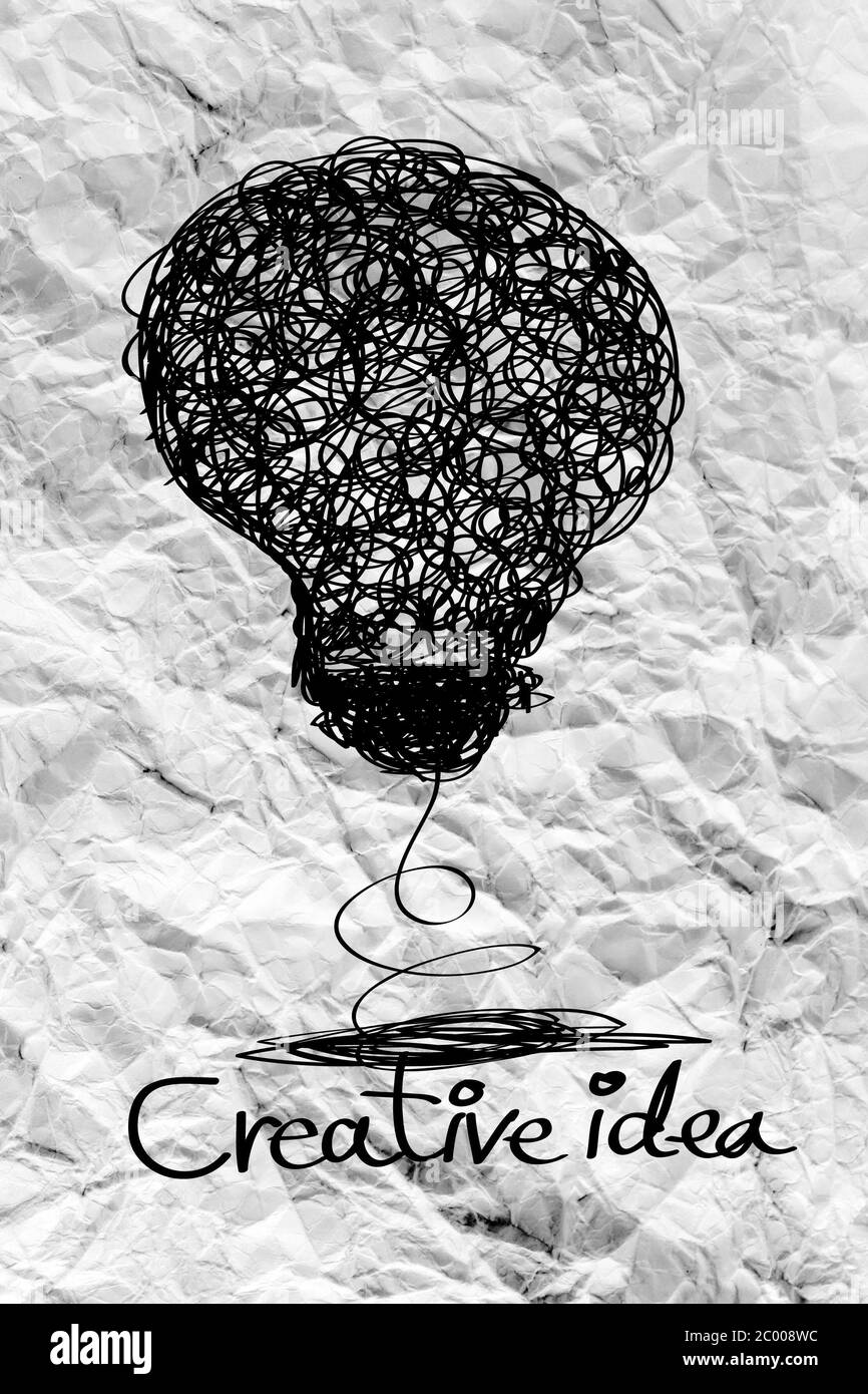 Concept inspiration new ideas Black and White Stock Photos & Images - Alamy