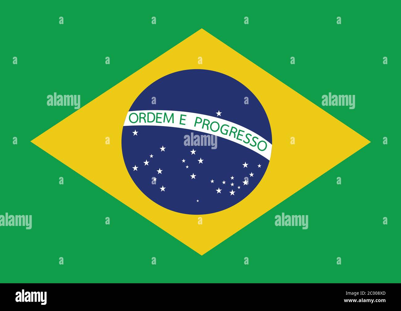 Brazil flag theme idea design Stock Photo - Alamy