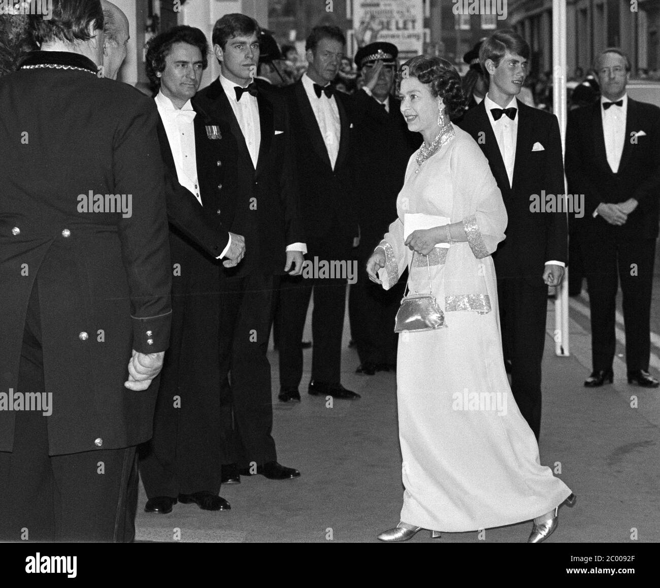 LONDON, UK. Sept 1980: HM Queen Elizabeth II at 80th birthday ...