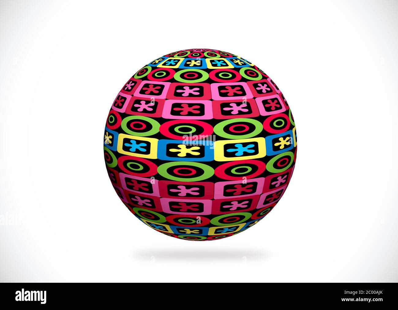 Abstract 3d sphere illustration for your design Stock Photo - Alamy