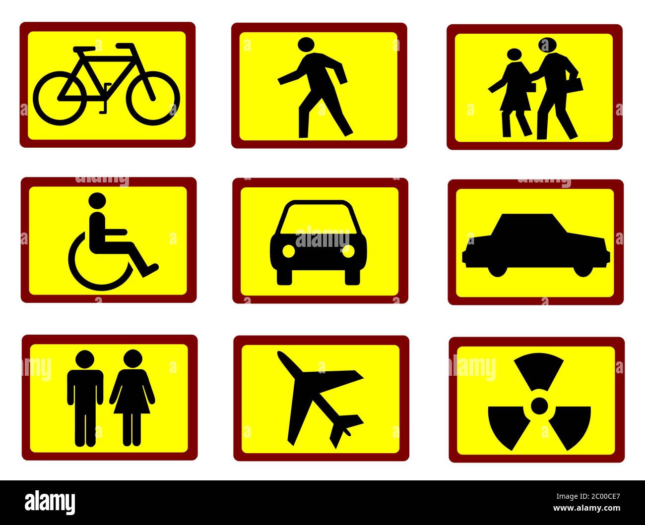 Traffic-Road Sign Collection Stock Photo - Alamy