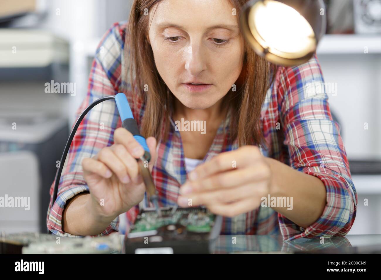 multimeter for electrician at work Stock Photo - Alamy