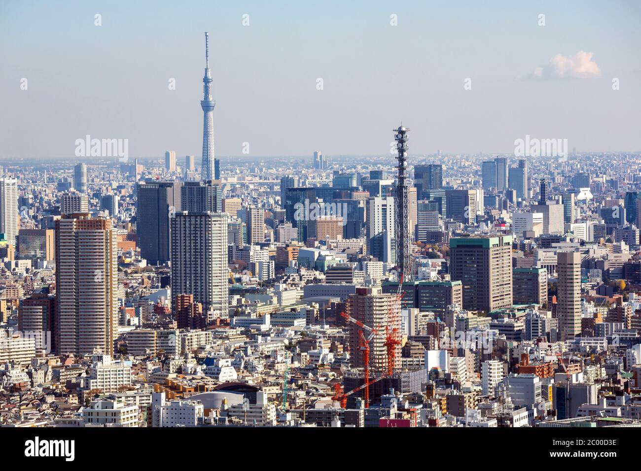 Aerial Tokyo Cityscape Stock Photo - Alamy