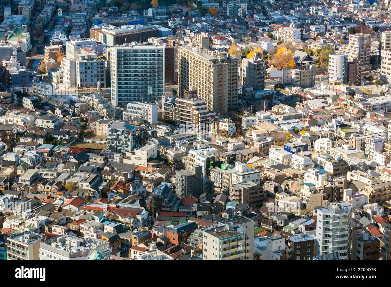 Aerial Tokyo Cityscape Stock Photo - Alamy