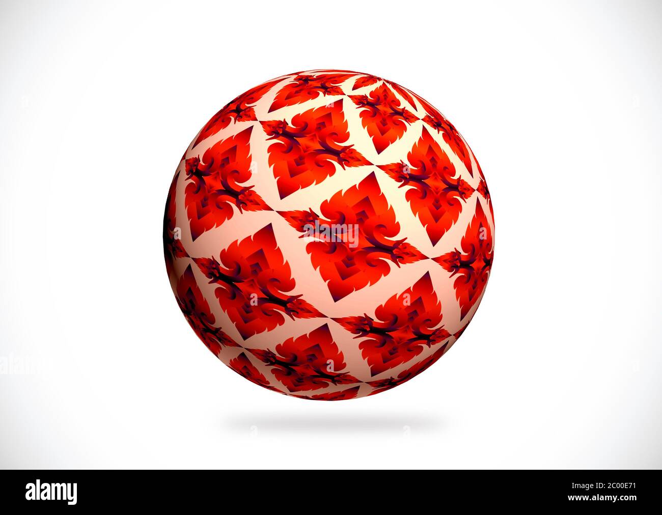 Abstract 3d sphere illustration for your design Stock Photo - Alamy