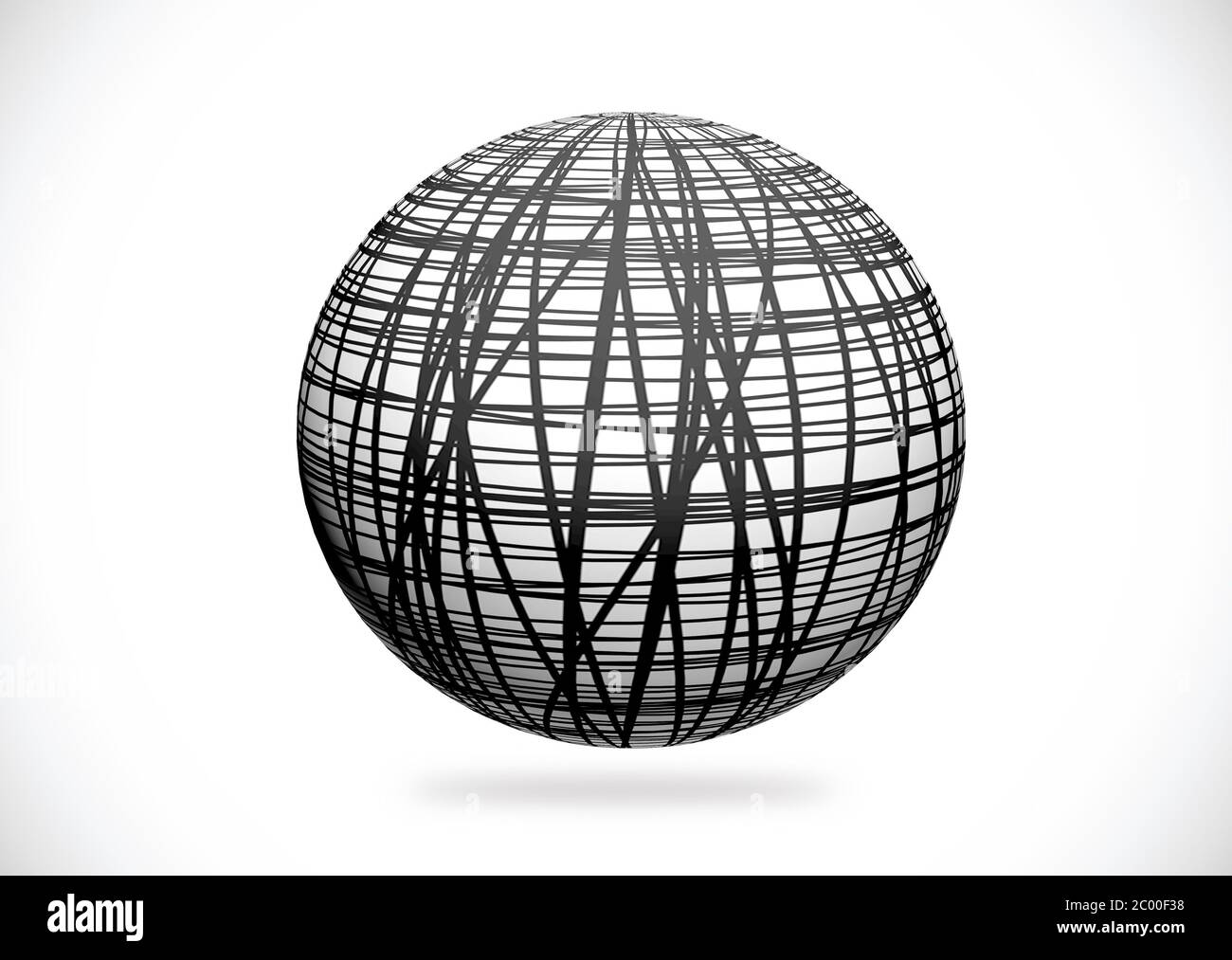 Abstract 3d sphere illustration for your design Stock Photo - Alamy