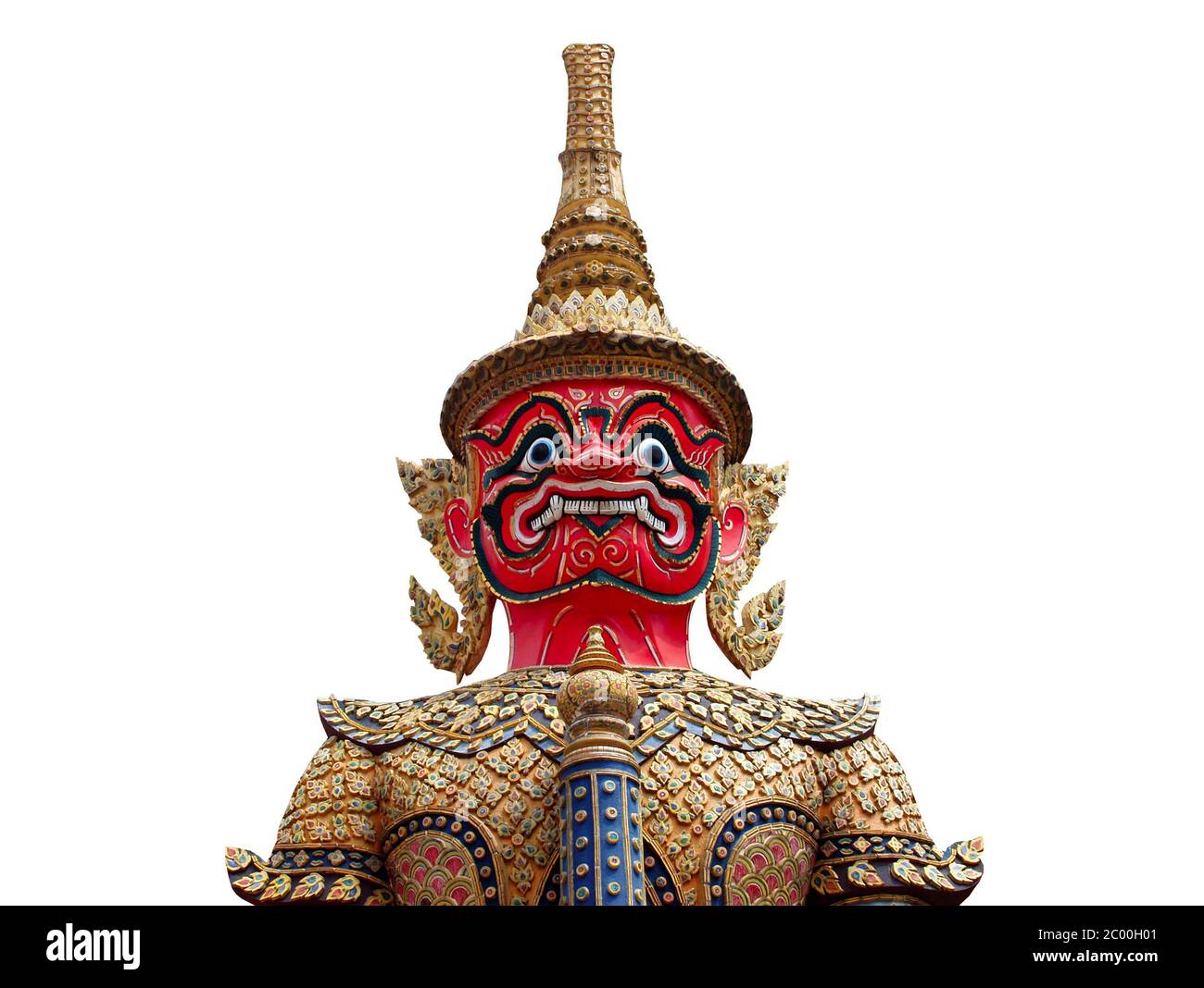 thai giant guardian or yak, Wat Phra Kaew, Bangkok, thailand Stock ...