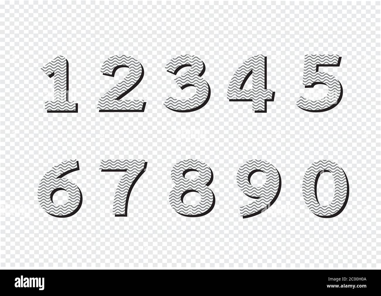Numbers illustration hi-res stock photography and images - Alamy
