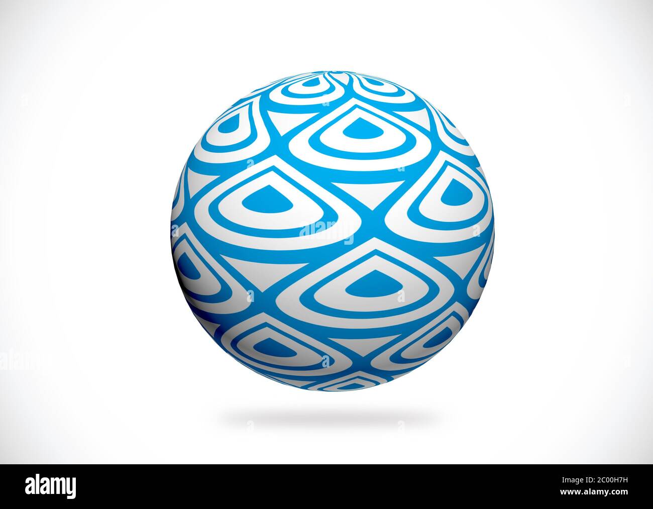 Abstract 3d sphere illustration for your design Stock Photo - Alamy