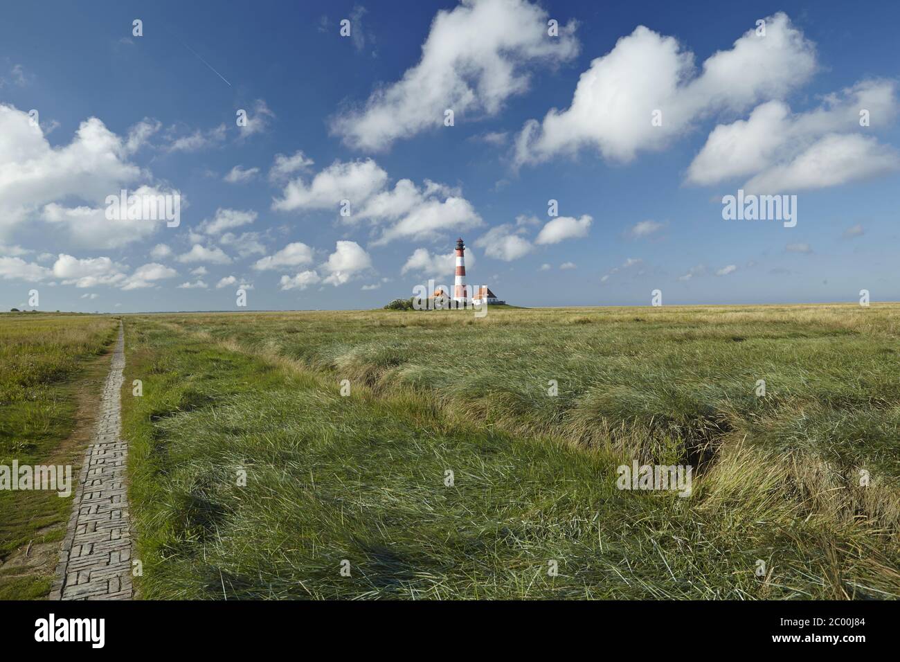 Westerhever - Lighthouse Stock Photo - Alamy
