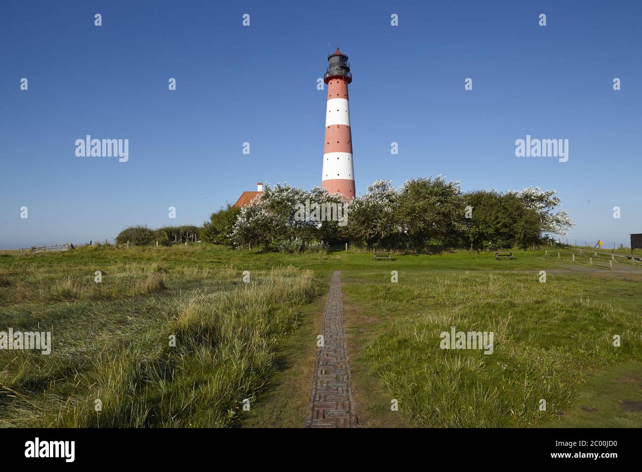 Westerhever - Lighthouse Stock Photo - Alamy