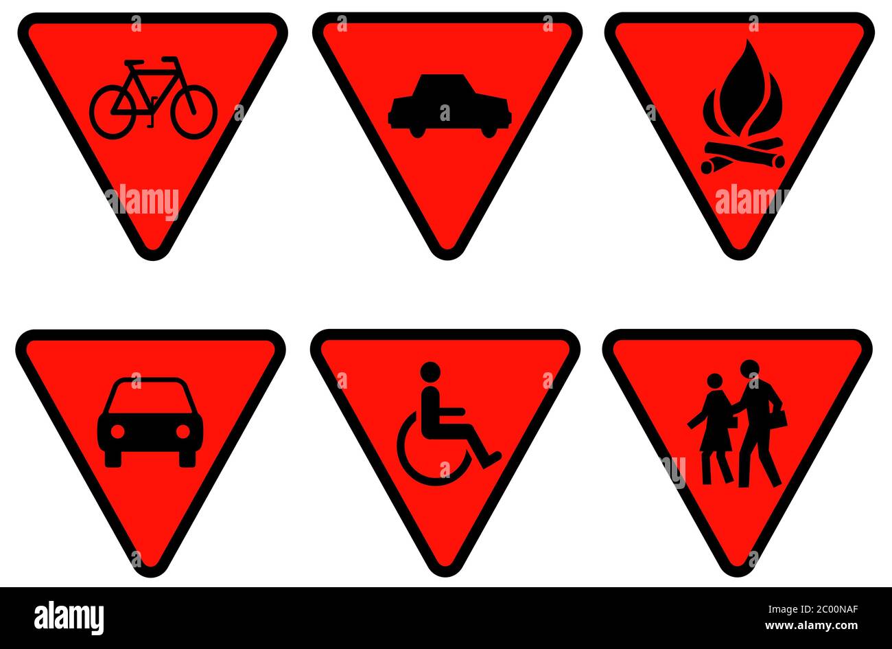 Traffic-Road Sign Collection Stock Photo - Alamy