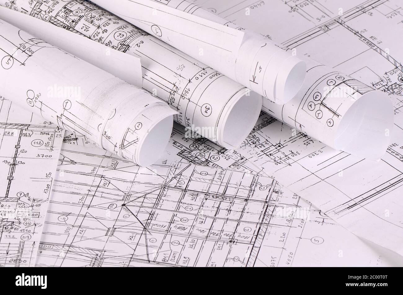 The projects of houses a background Stock Photo - Alamy