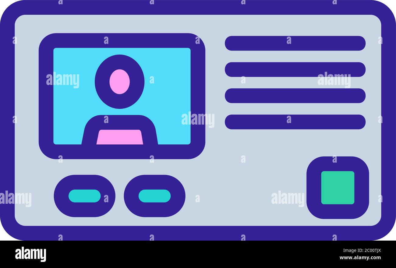 intercom calling door device icon vector outline illustration Stock ...