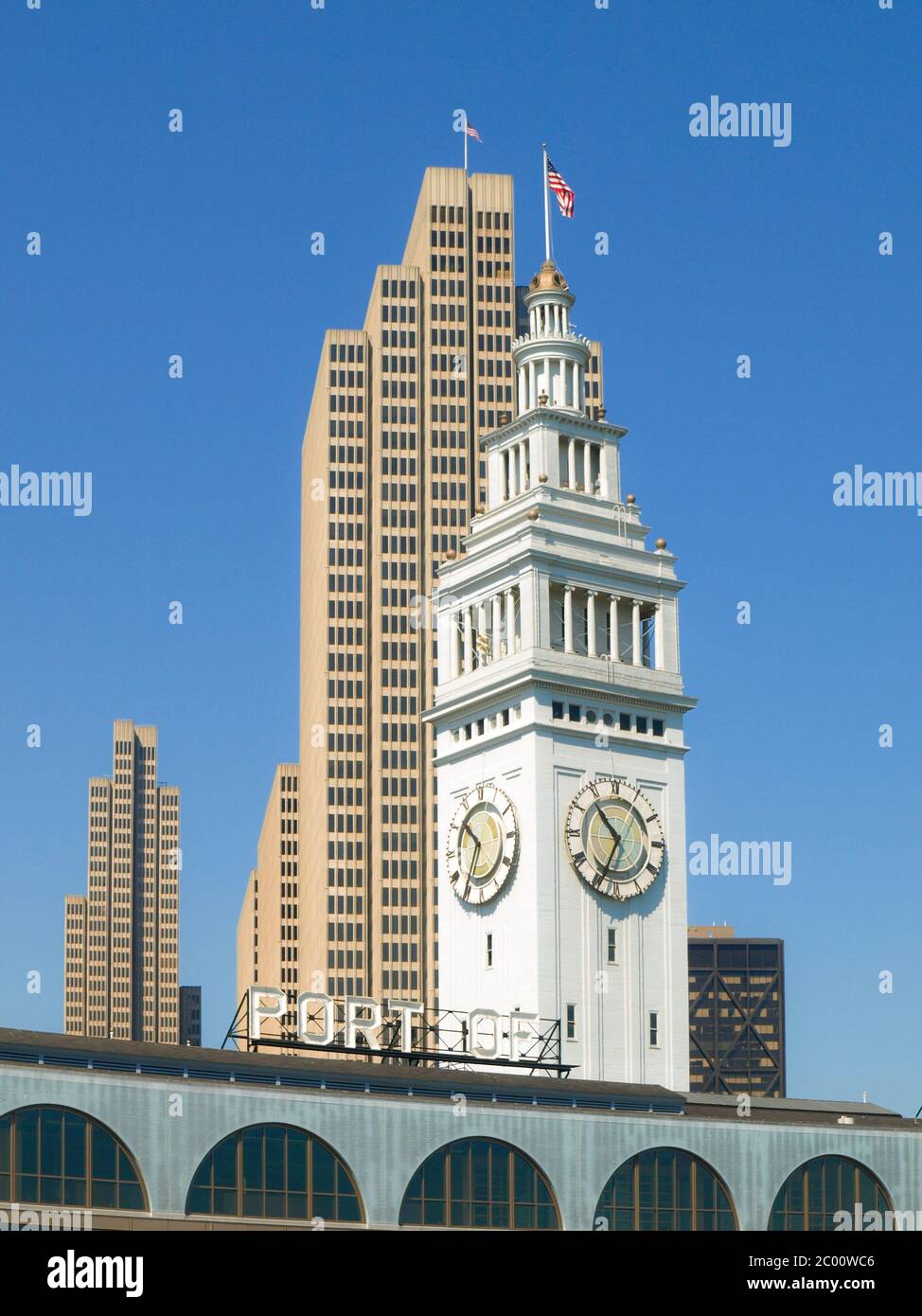 White clock tower hi-res stock photography and images - Alamy