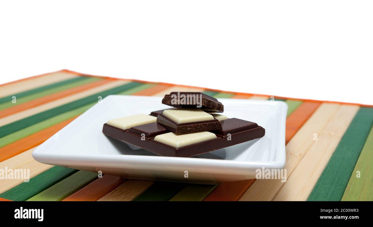 White rectangle plate hi-res stock photography and images - Alamy