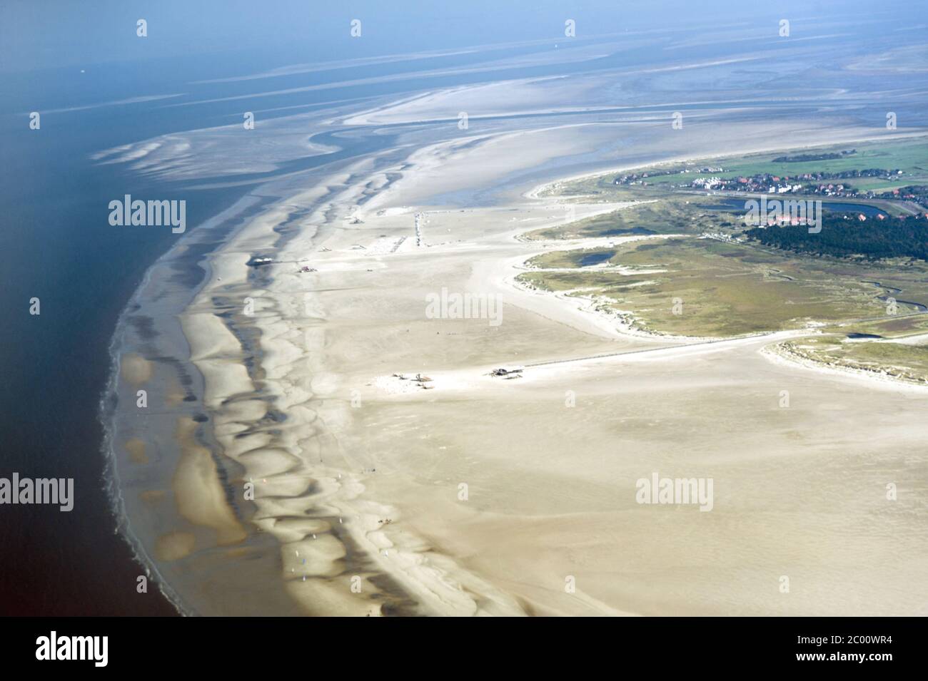 Aerial view of the Schleswig-Holstein National Park Stock Photo - Alamy