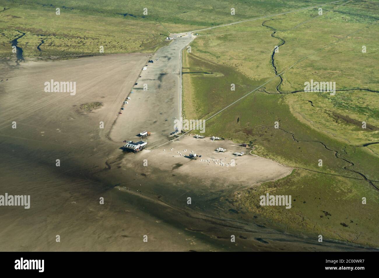 Aerial view of the Schleswig-Holstein National Park Stock Photo - Alamy