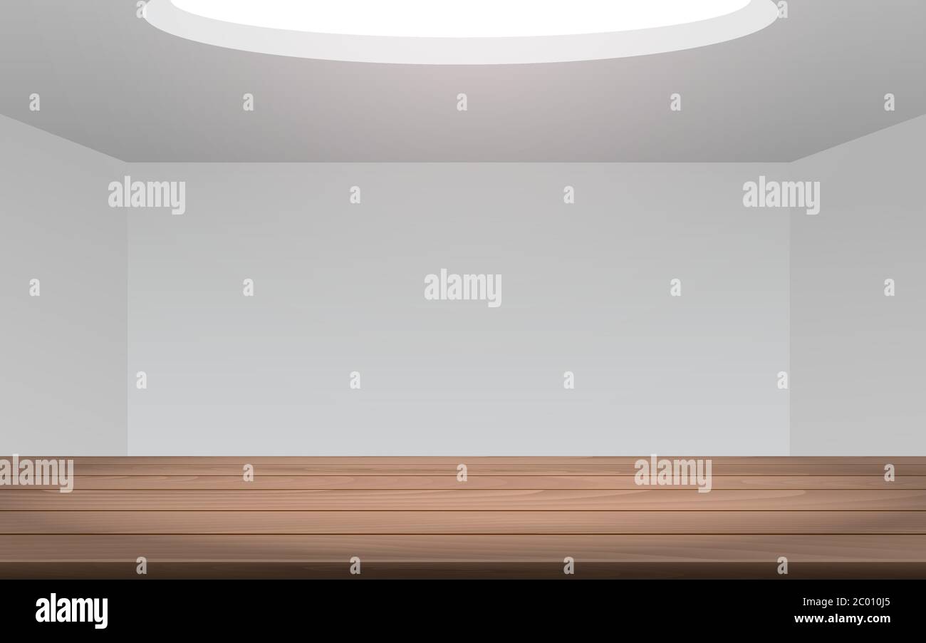 Natural wood podium on Stock Vector Images - Alamy